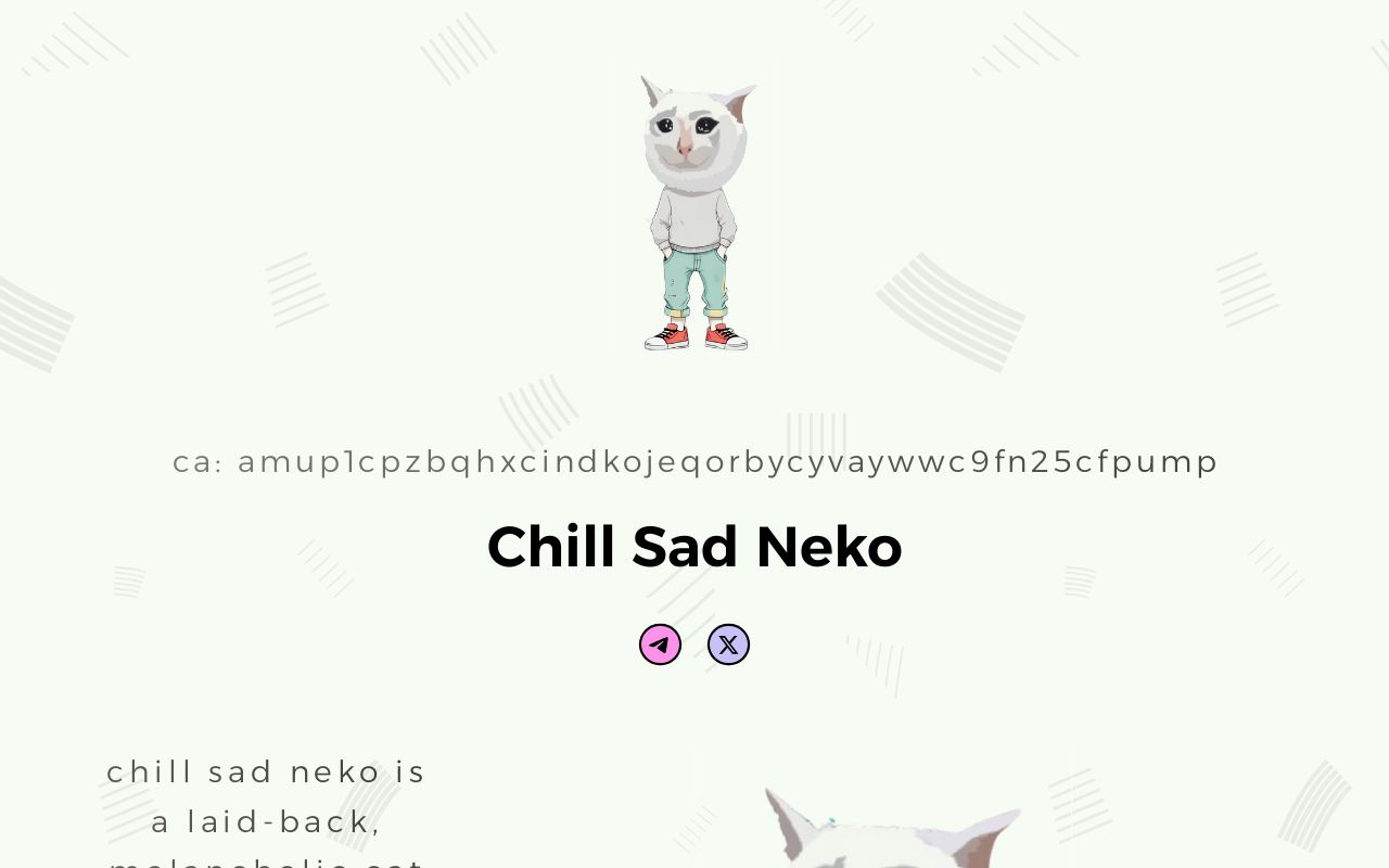 Chill Sad Neko